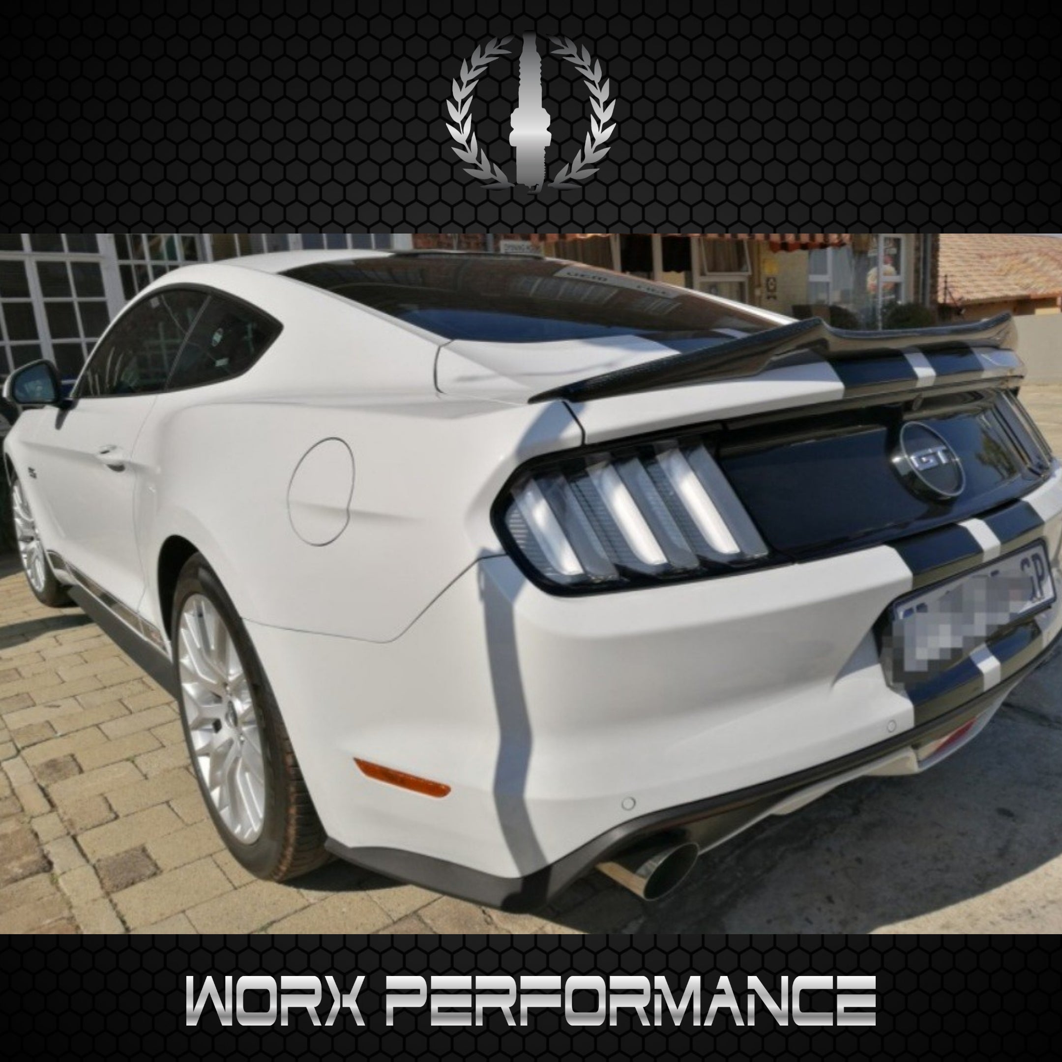 Ford Mustang 2015+ V-Style Carbon Fiber Boot Spoiler – Worx Performance
