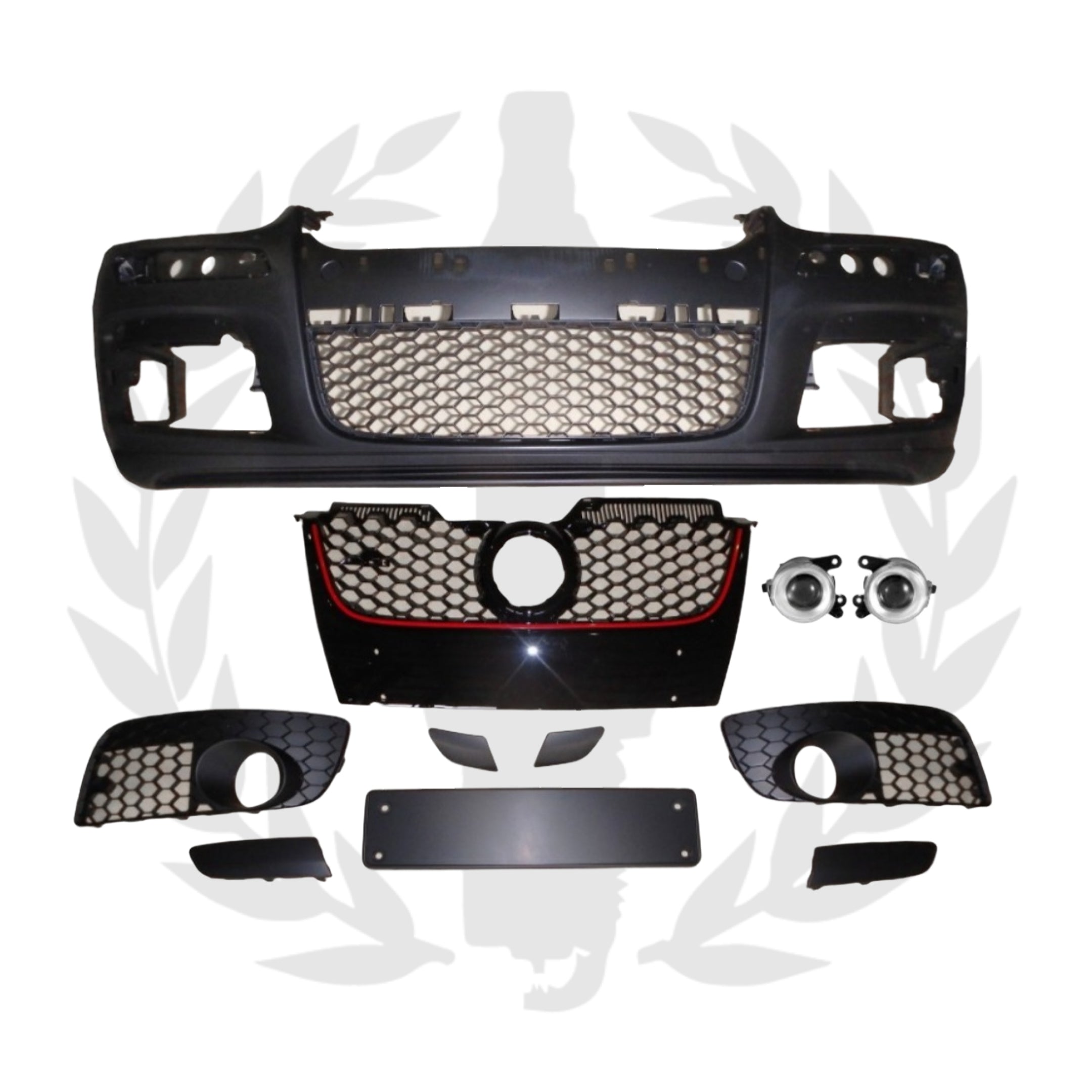 Golf 5 GTI Front Bumper W/Grille W/Foglamp – Worx Performance