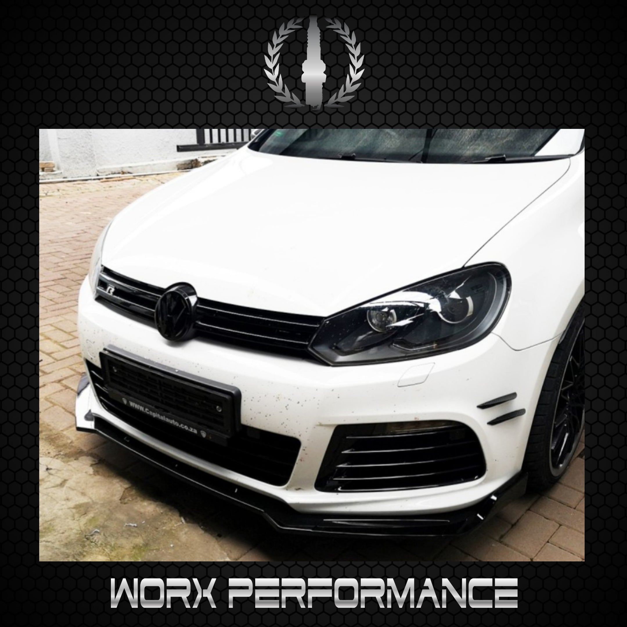 Golf 6R 3PCS Front Lip – Worx Performance