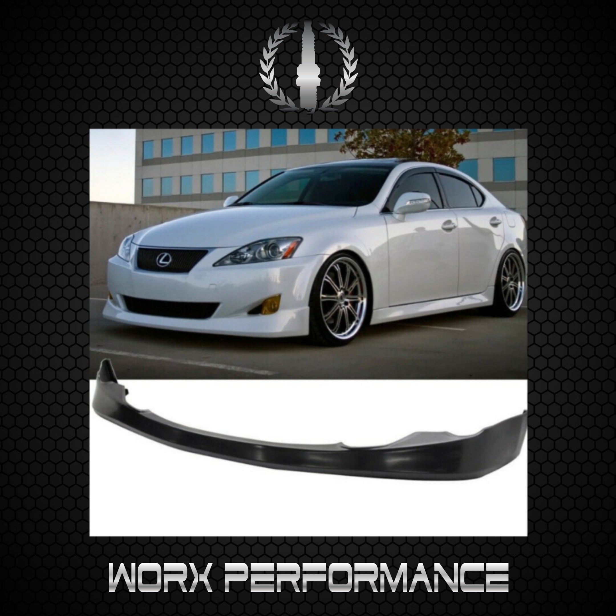 Lexus IS250 05-08 Front Lip – Worx Performance